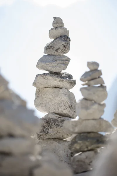 Stacked rock tower — Stock Photo © photosampler #86521282