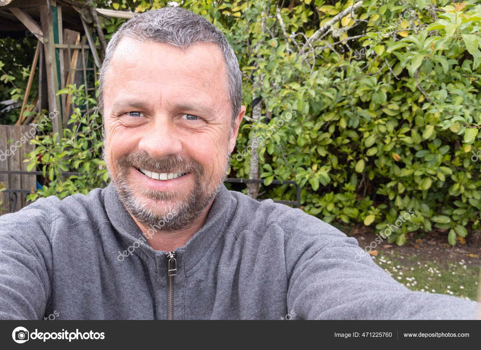 Handsome Man Face Selfie