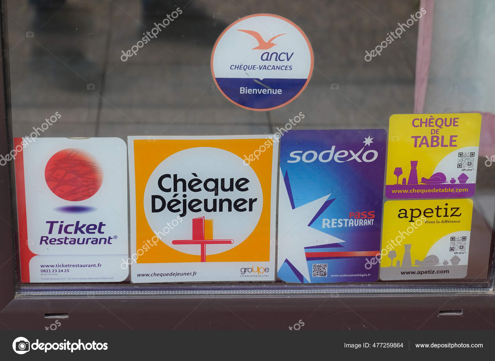 Bordeaux Aquitaine France 2021 Ticket Restaurant Edenred Brand Cheque ...