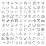 Vector black cleaning icons set Stock Vector Image by ©bioraven #41998917