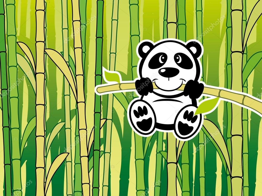 Cartoon animal Panda Stock Illustration by ©moiseev #60522465