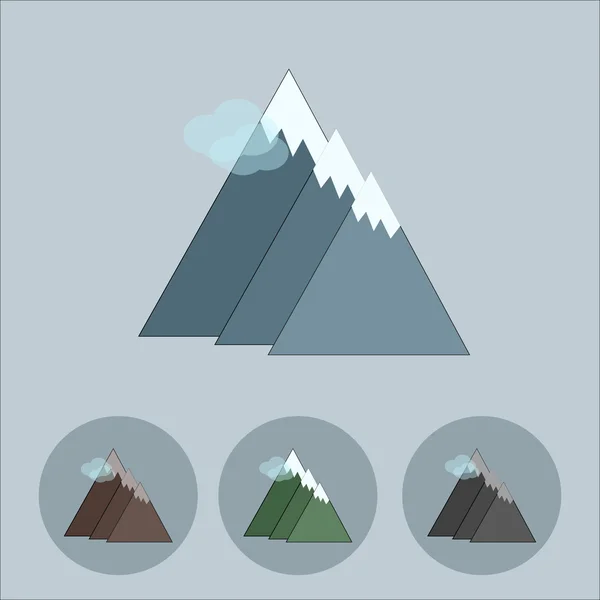 Mountain geometry Vector Art Stock Images | Depositphotos