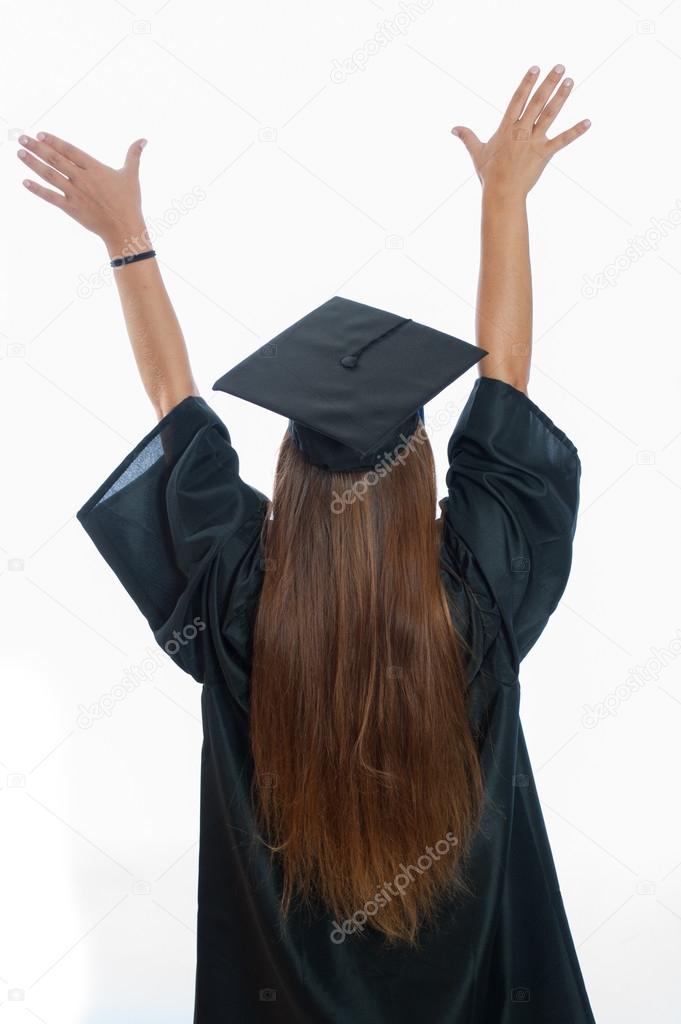 Graduating students thinking of the future Stock Photo by ...