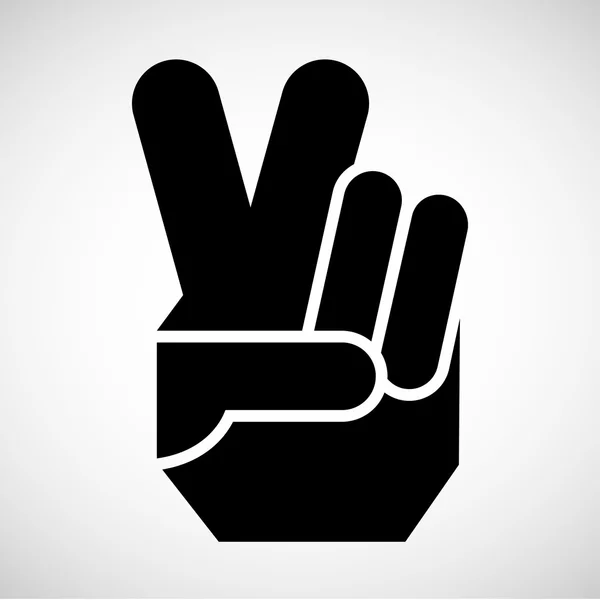 Victory Sign — Stock Vector © kuzzie #12715760