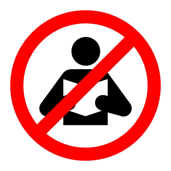 Not Allowed Sign — Stock Vector © konstsem #5952707