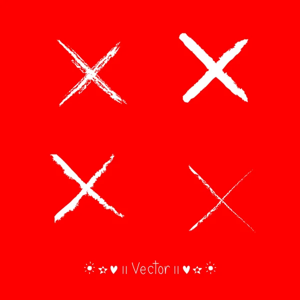 ᐈ Painted x stock vectors, Royalty Free paint brush swoosh ...