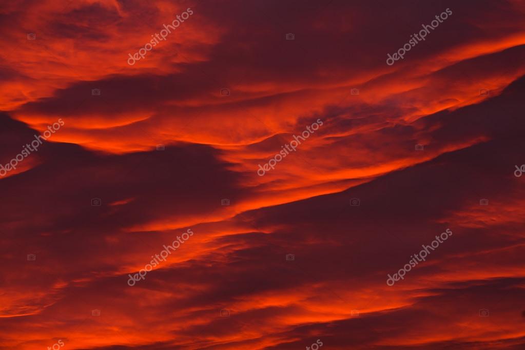 Dark Red Sky Background