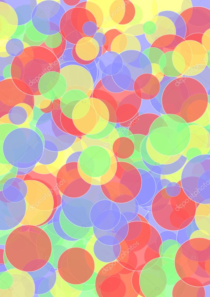 Fondo con capas de colores fuertes círculos — Fotos de Stock © MKabeck ...