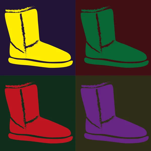 ᐈ Uggs drawing stock images, Royalty Free uggs vectors | download on ...