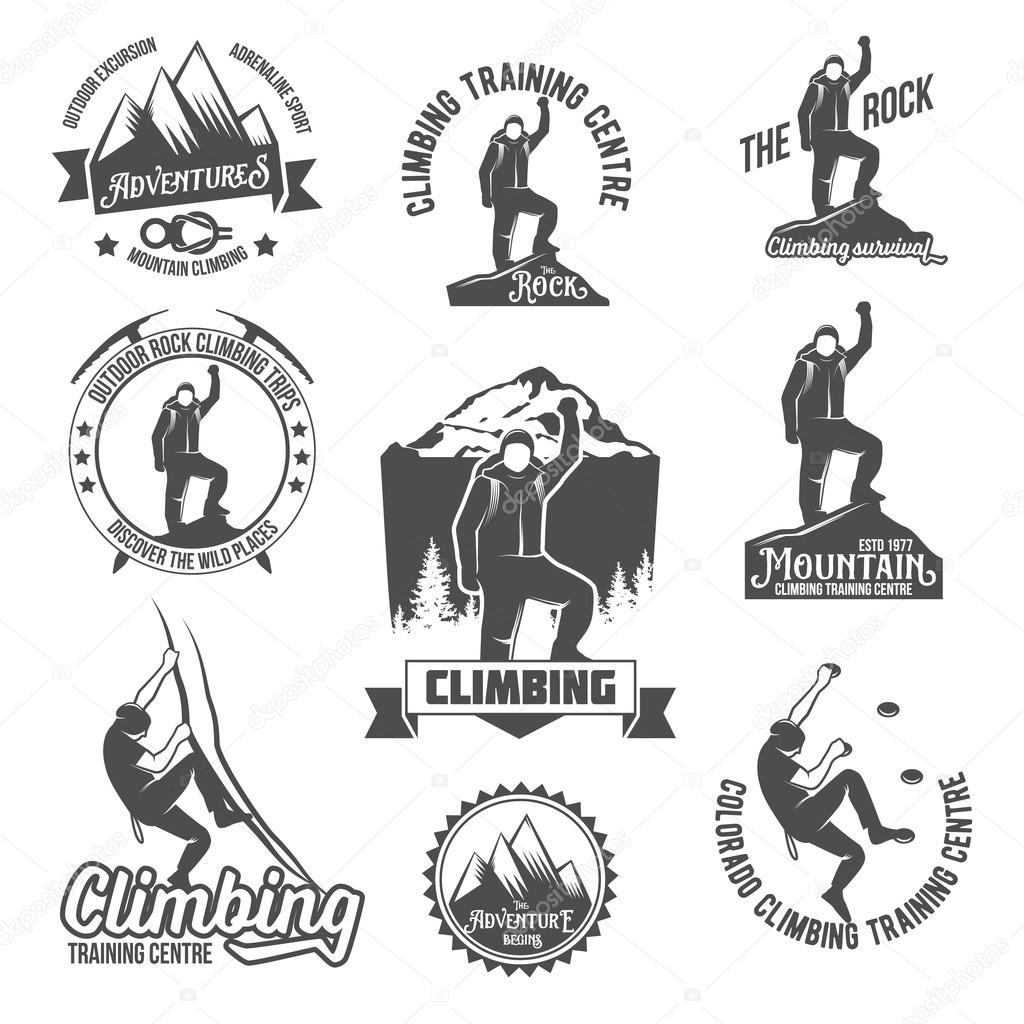 Mountain Climbing Logo