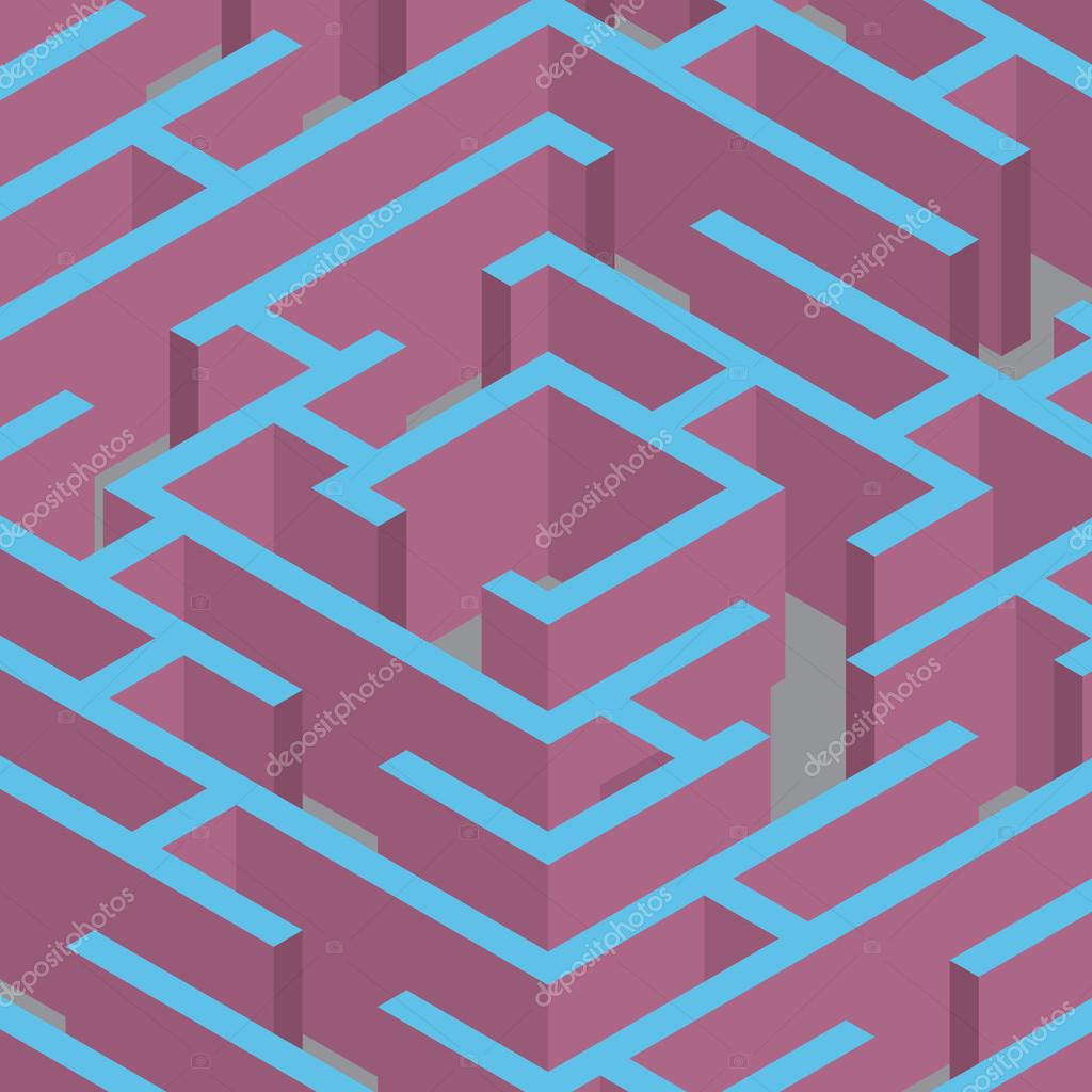 Vector illustration of maze.Isometric labyrinth flat style Stock Vector ... Vector illustration of maze.Isometric labyrinth flat style Stock Vector ...