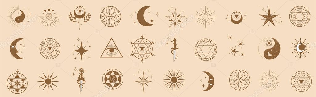 Magic symbols Vector Art Stock Images | Depositphotos