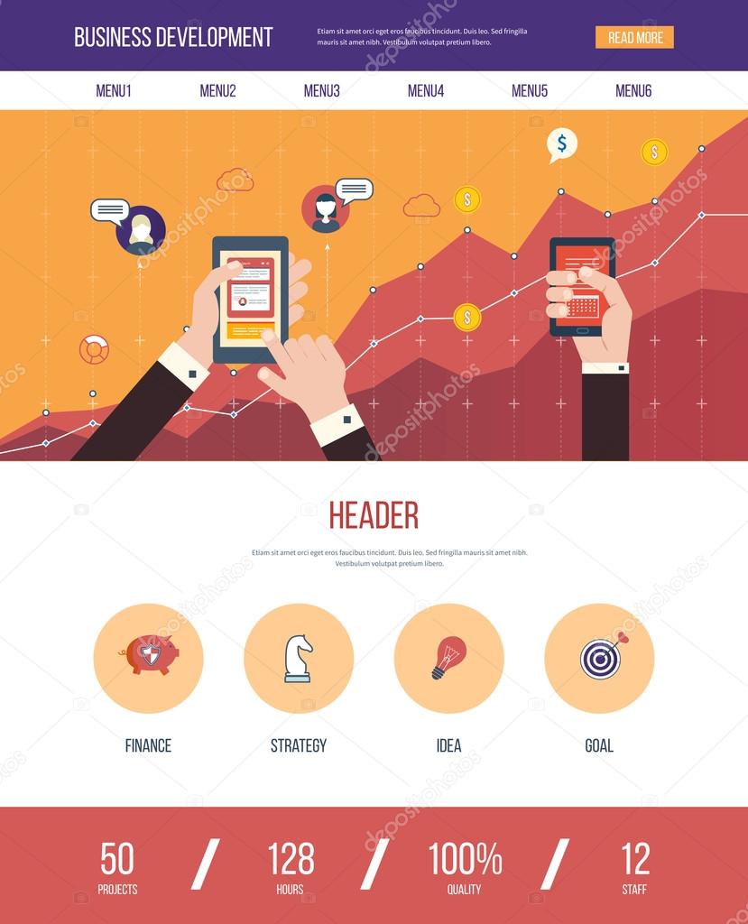 Strategy of successful business development Stock Vector Image by ...