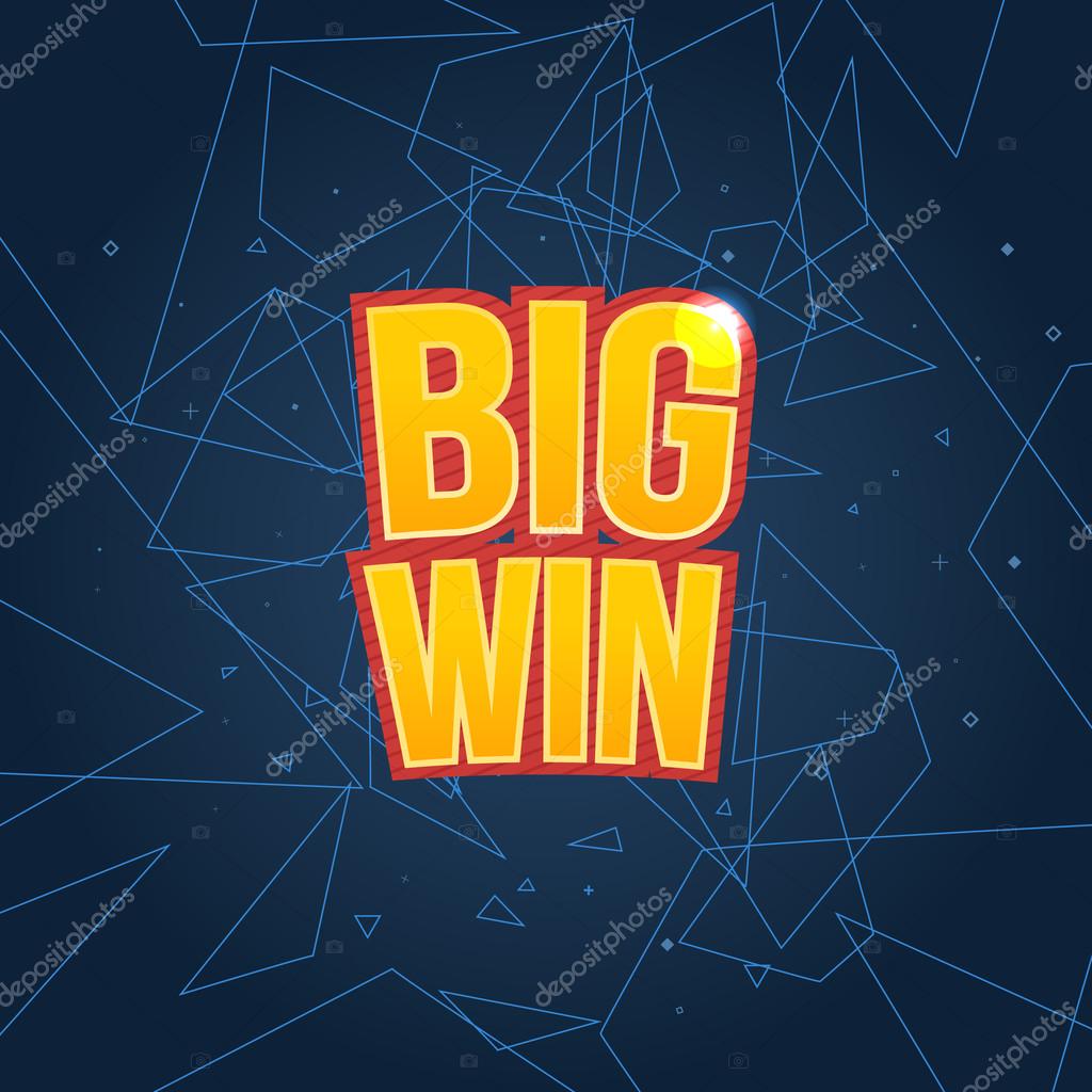Big Win banner. Stock Vector Image by ©ideyweb #116715156