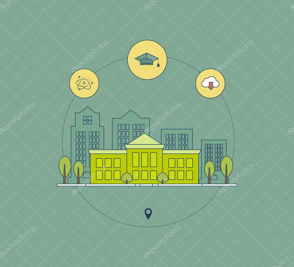 School and university building icon — Stock Vector © ideyweb #68471573 School and university building icon — Stock Vector © ideyweb #68471573