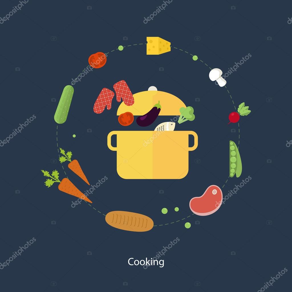 Iconos para comida y restaurante . Vector de stock por ©ideyweb 72682505
