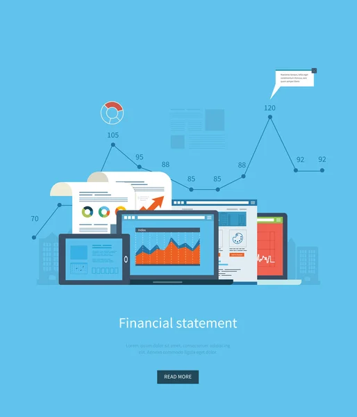 Financial statement Stock Vectors, Royalty Free Financial statement ...