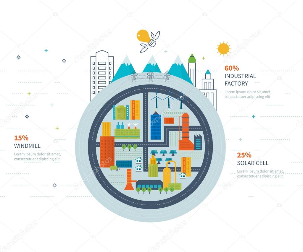 Infographic energy template design Stock Vector by ©ideyweb 98717890