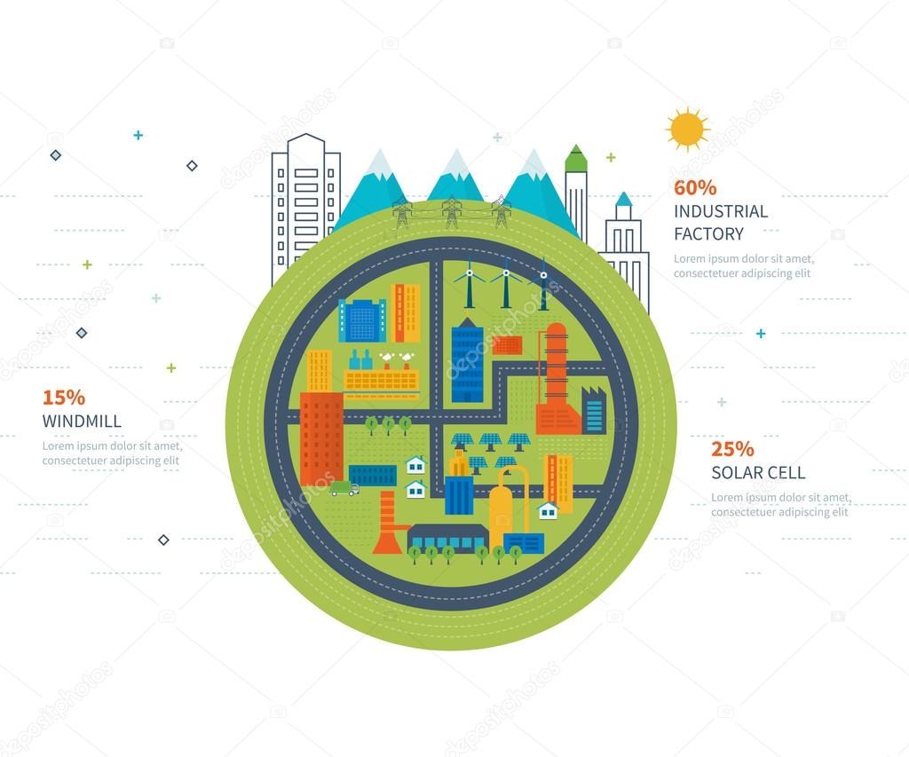 Infographic energy template design Stock Vector Image by ©ideyweb #98717962