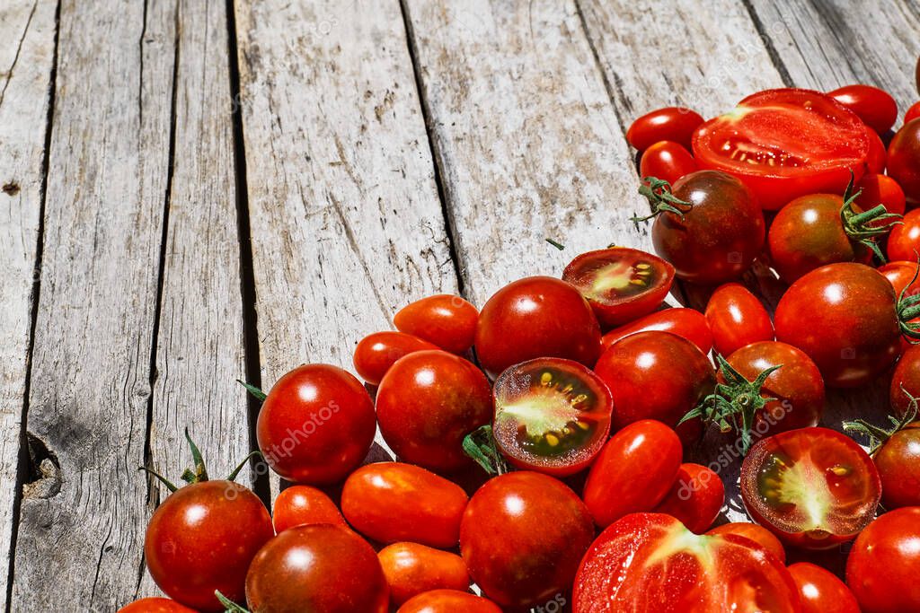 Fondo de textura de tomates rojos maduros. Diferentes calidades de ...