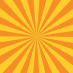 Retro ray orange background Stock Vector by ©Meranda #107435378