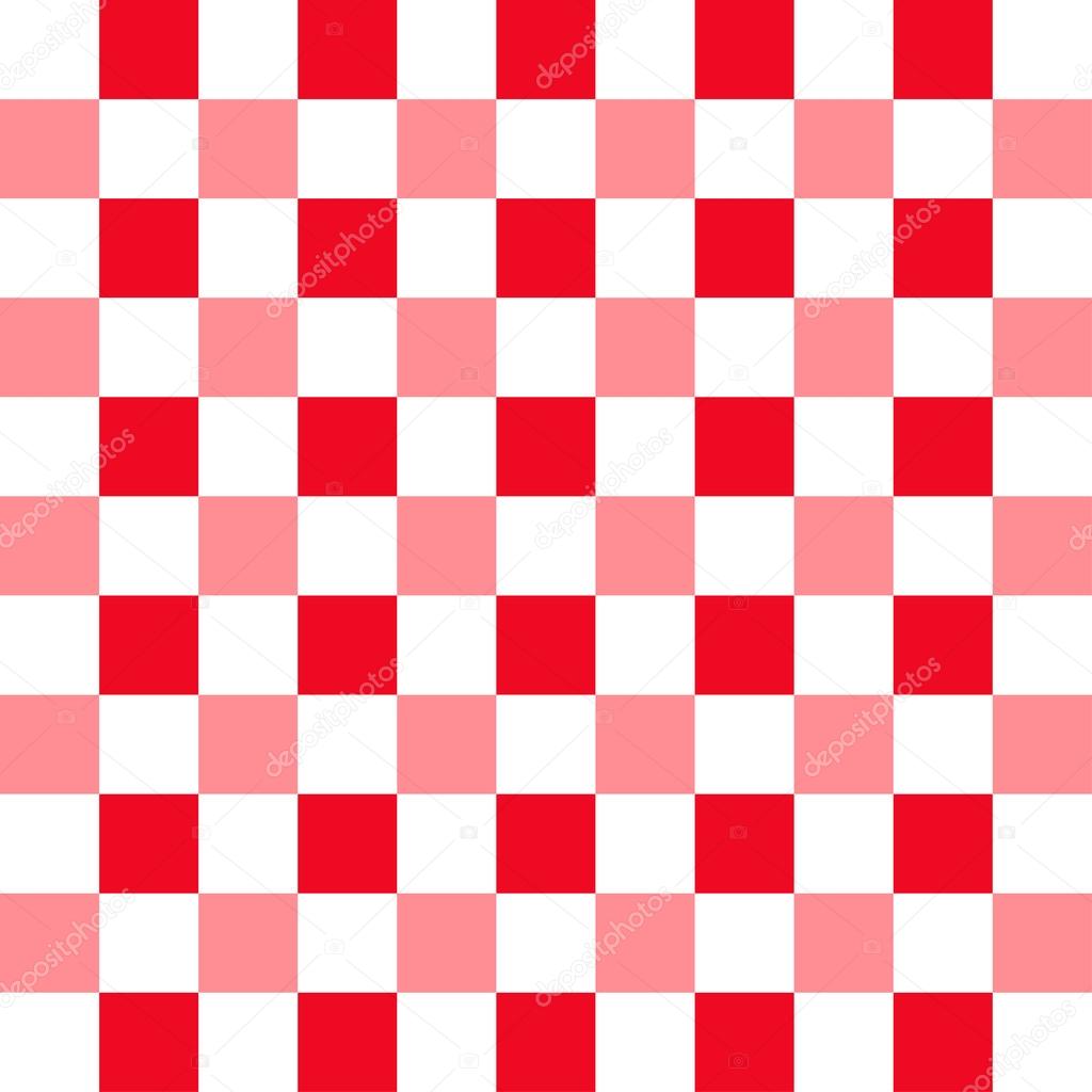 Background with red and white squares pattern vector — Archivo Imágenes ...