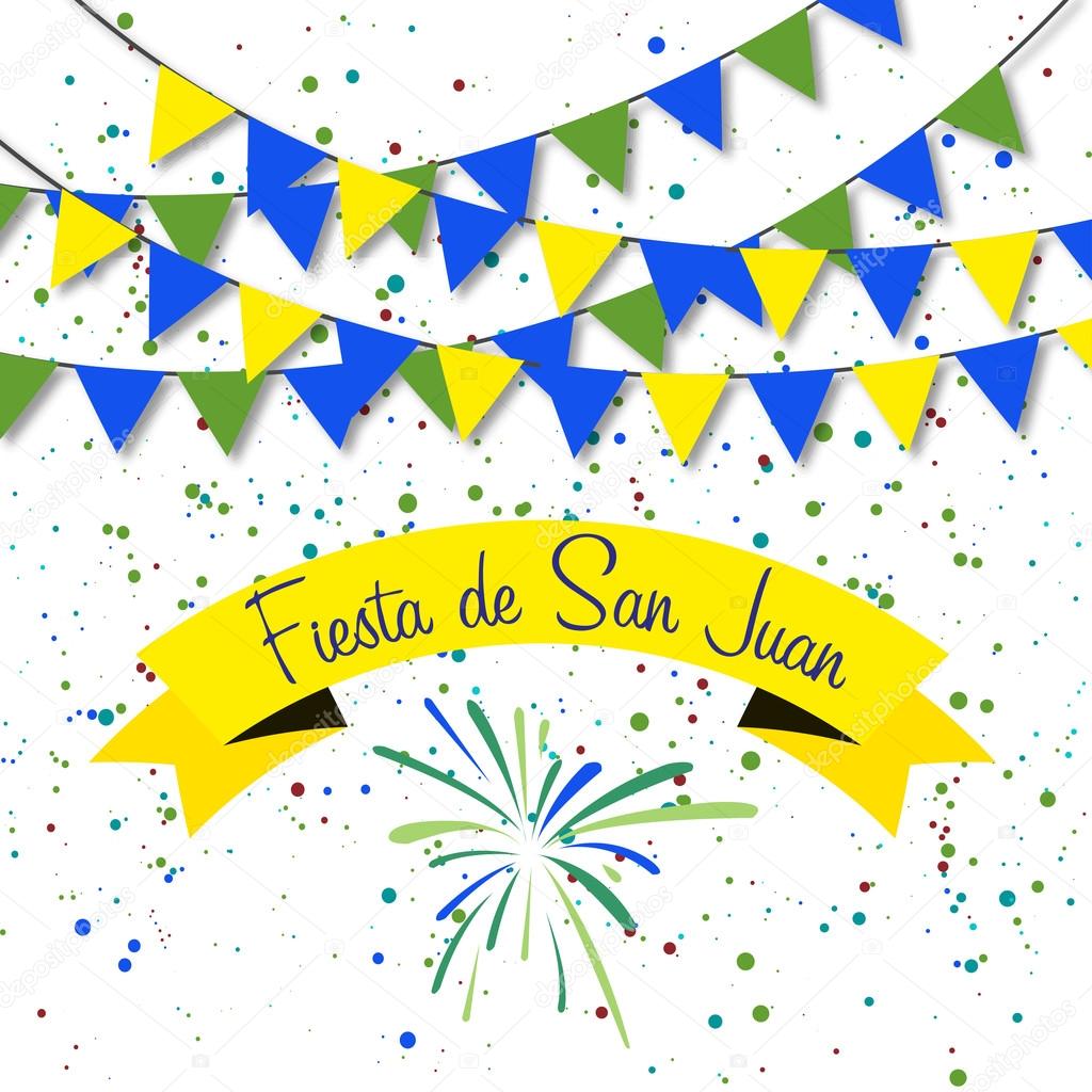 Spanish Fiesta de San Juan Stock Vector by ©vitalik19111992 81626700