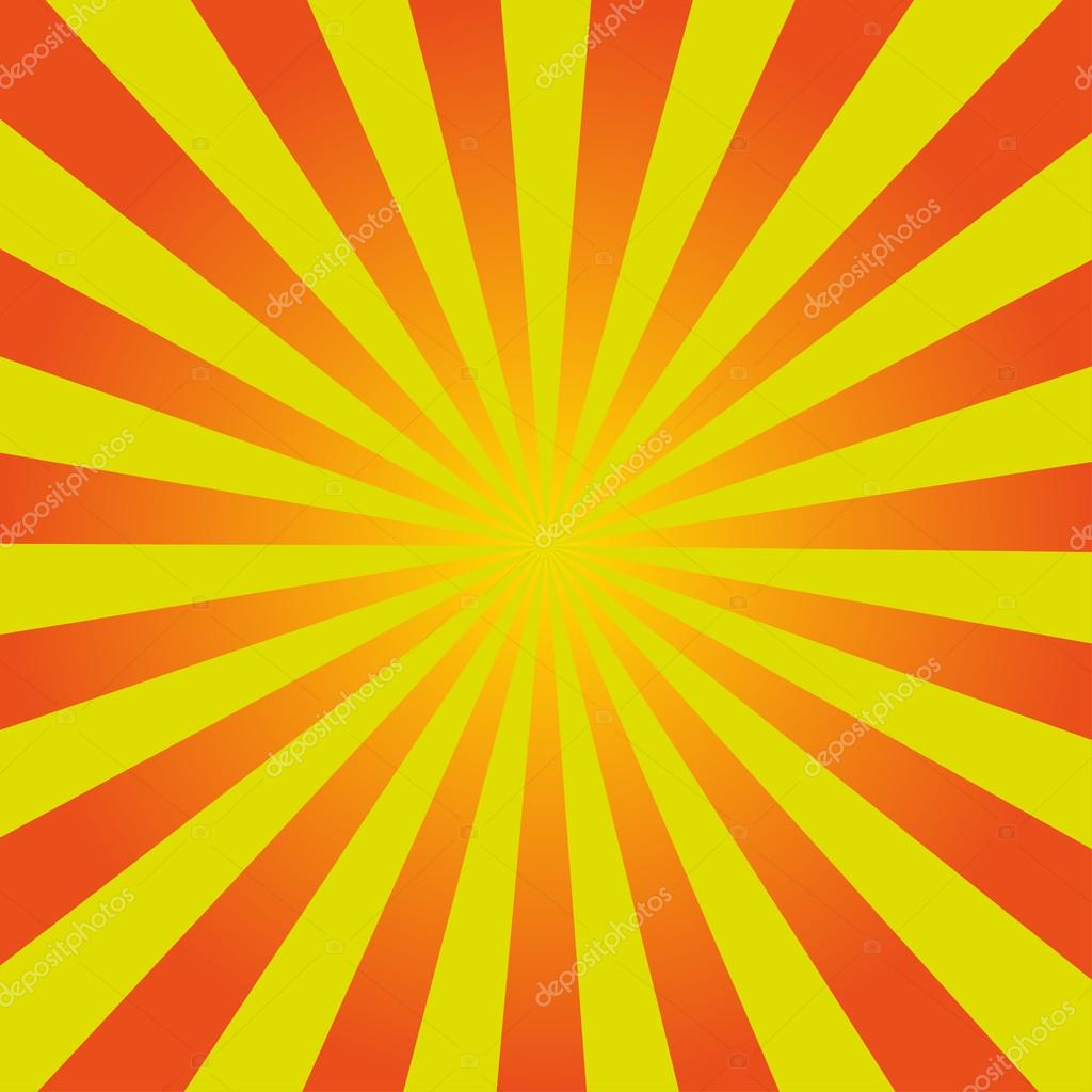 Retro Radial Background Orange Photo Free Download Green And Yellow