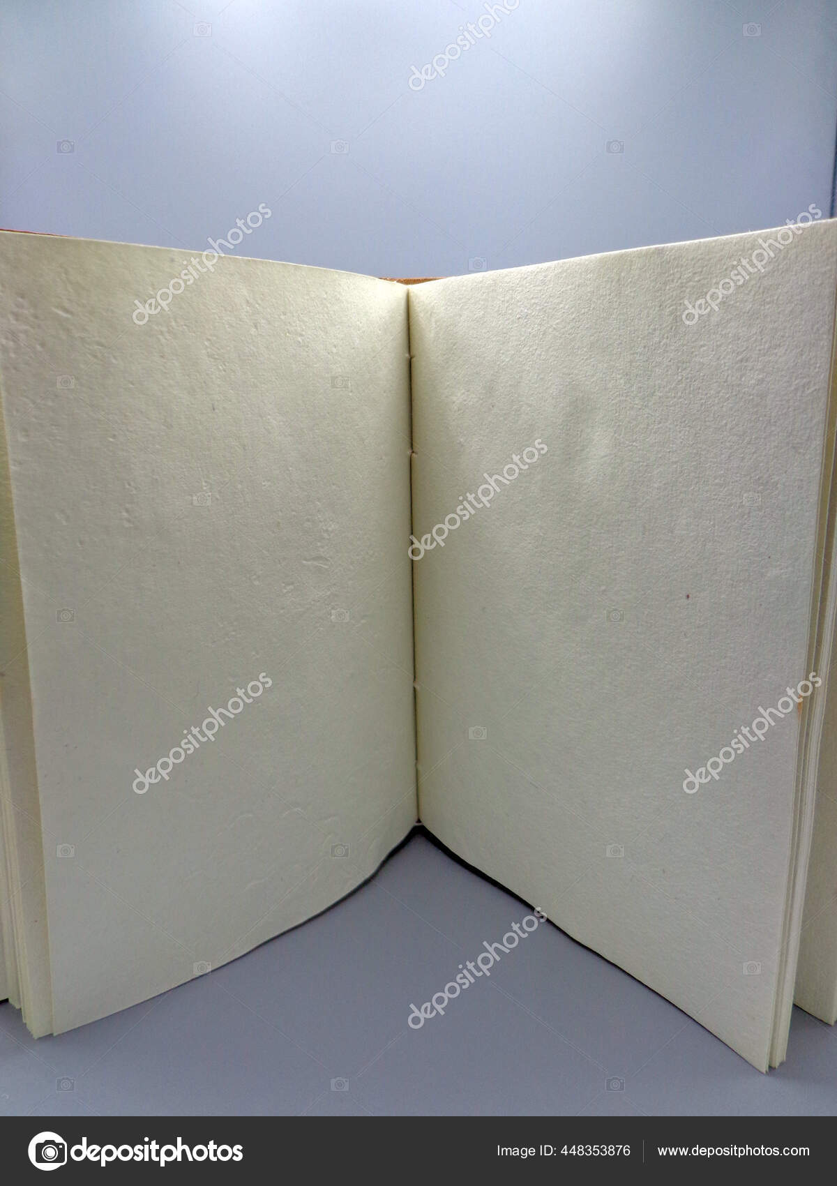 Open Notebook Lectern Isolated Blank Space Text — Stock Photo ...