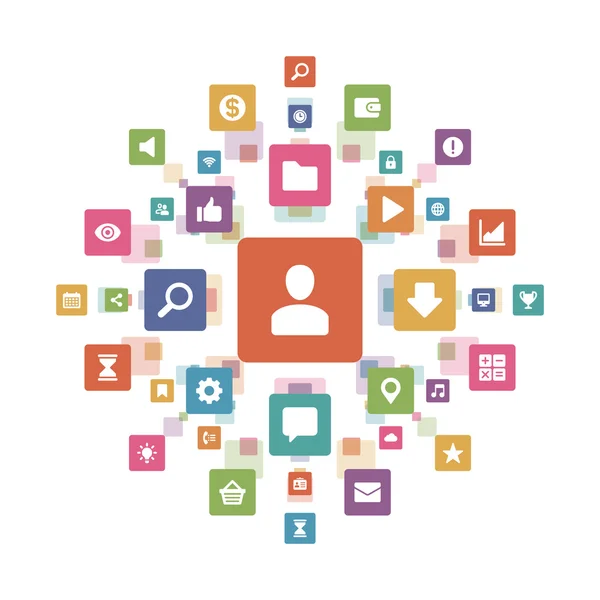 Social media design elements Stock Vector Image by ©Provectors #62037941