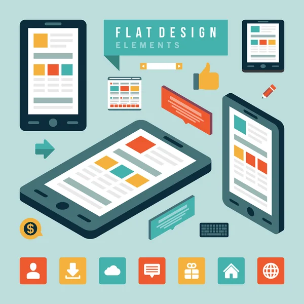 Computer infographic design elements Stock Vector Image by ©Provectors ...