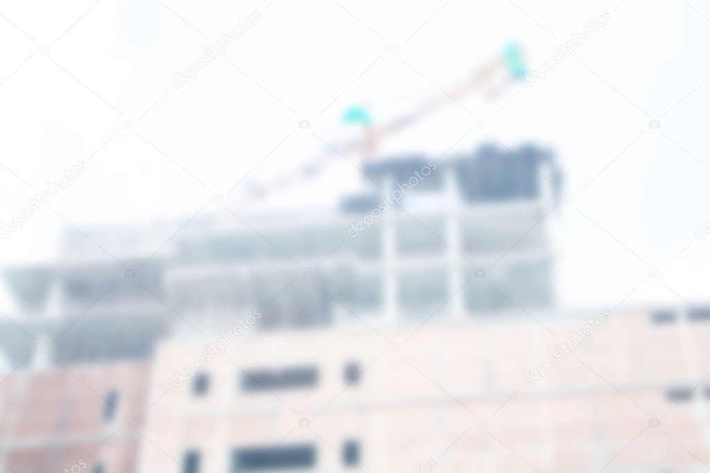 Blur image. construction of the new building — Stock Photo © pat194 ...