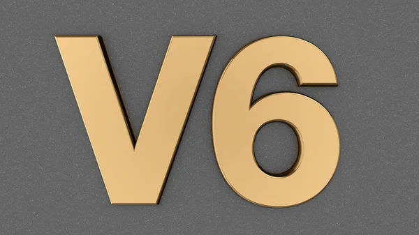 V12 sign, label, badge, emblem or design element on car print Stock ...