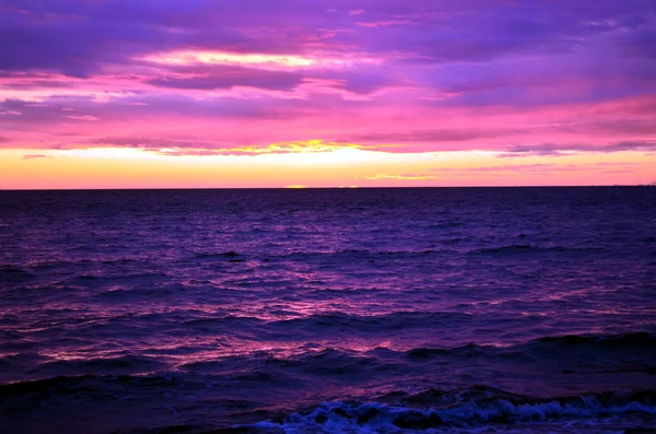 Beach sunset purple Stock Photos, Royalty Free Beach sunset purple ...