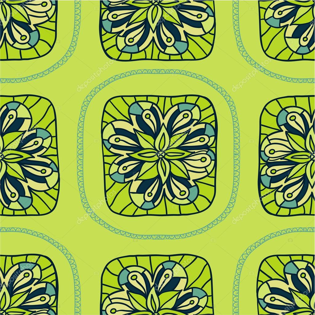 Green seamless pattern. Stock Vector Image by ©Apolinarias #57812549