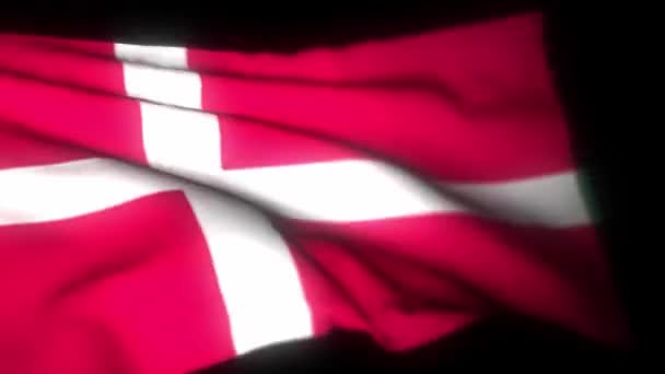 Denmark Flag Realistic Animation Waving Flag Denmark Flag Waving Wind ⬇ ...