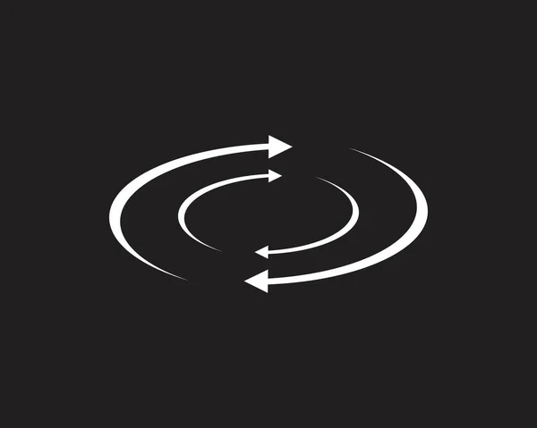 Cycle Resumption Repeat Vector Icon Isolated White Background Stock ...