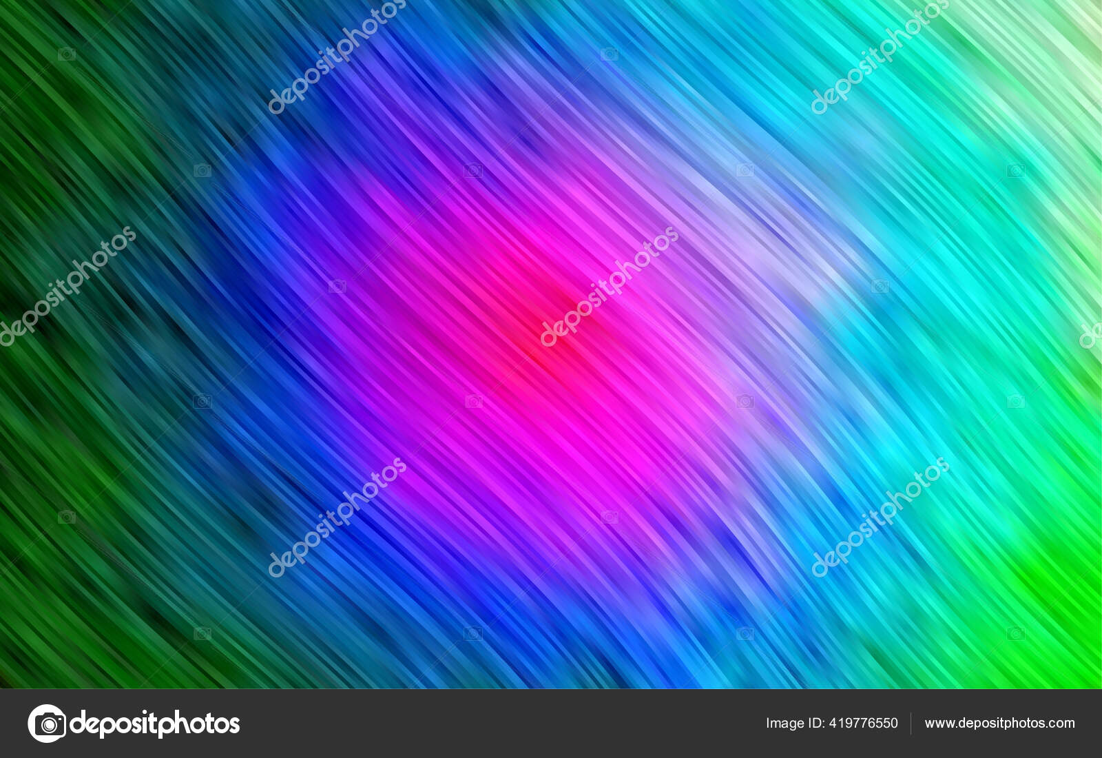 Blurred Wavy Lines Different Shapes Colors Vague Abstract Illustration ...