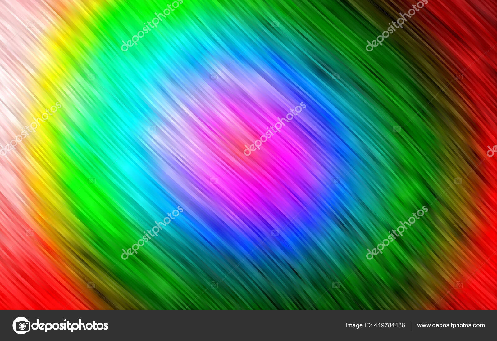 Blurred Wavy Lines Different Shapes Colors Vague Abstract Illustration ...