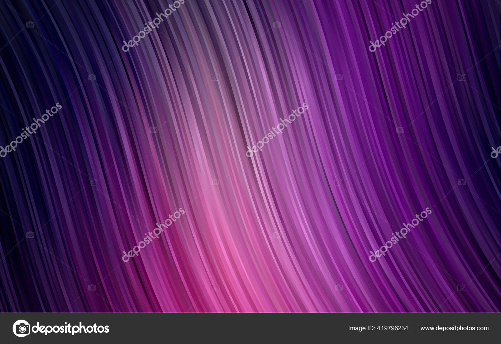 Blurred Wavy Lines Different Shapes Colors Vague Abstract Illustration ...