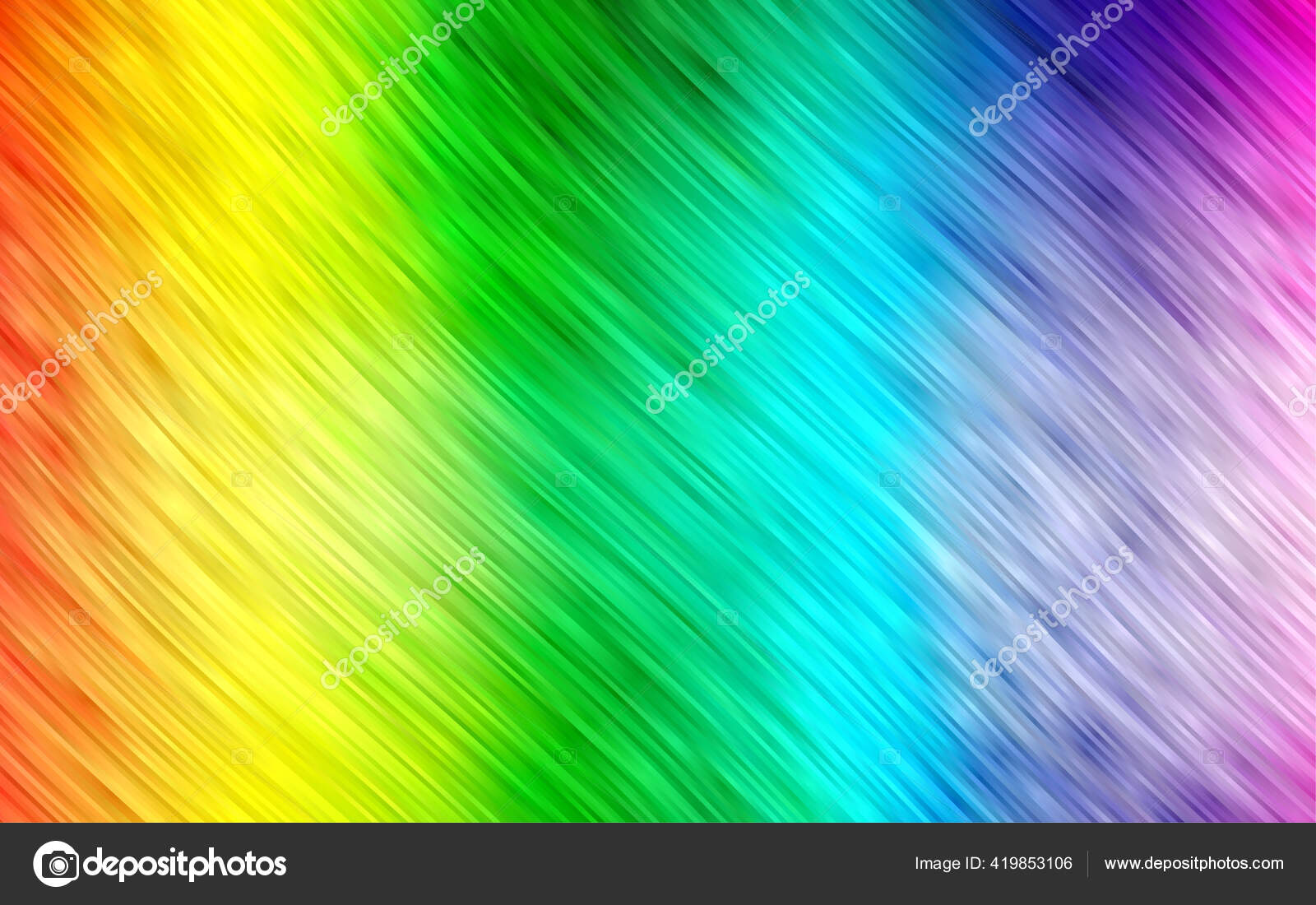 Blurred Wavy Lines Different Shapes Colors Vague Abstract Illustration ...