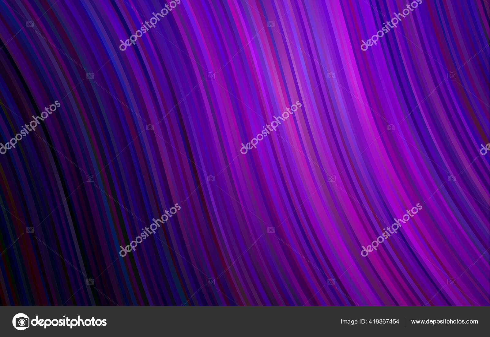 Blurred Wavy Lines Different Shapes Colors Vague Abstract Illustration ...
