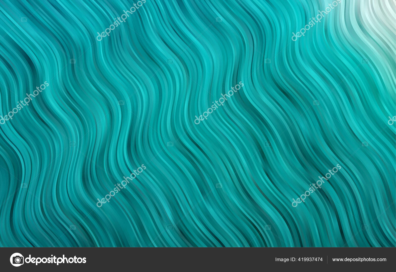 Blurred Wavy Lines Different Shapes Colors Vague Abstract Illustration ...