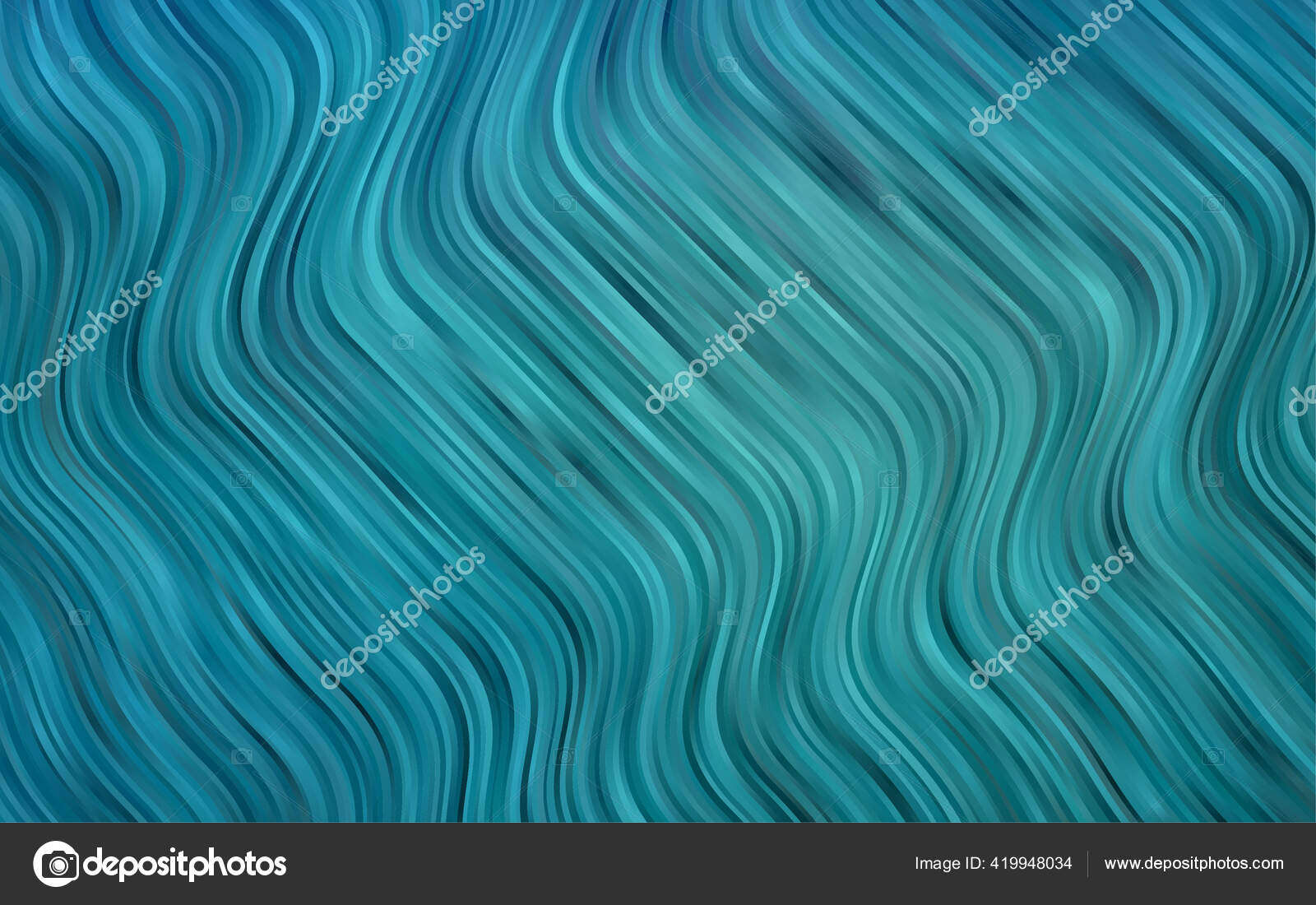 Blurred Wavy Lines Different Shapes Colors Vague Abstract Illustration ...