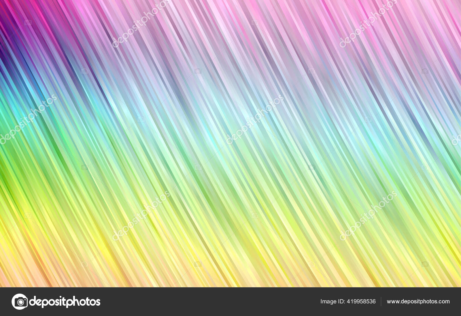 Blurred Wavy Lines Different Shapes Colors Vague Abstract Illustration ...