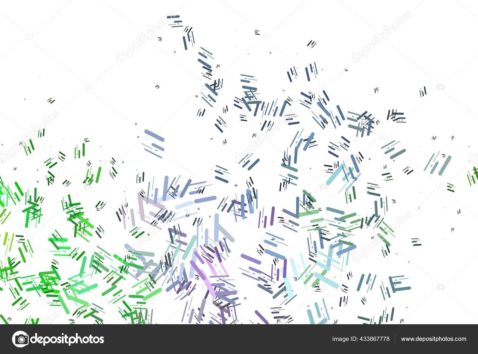 Light Multicolor Rainbow Vector Background Straight Lines Decorative ...