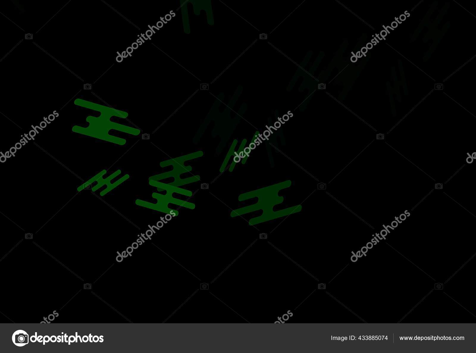 Green Numbers Black Background Stock Vector by ©Best_Vector 433885074