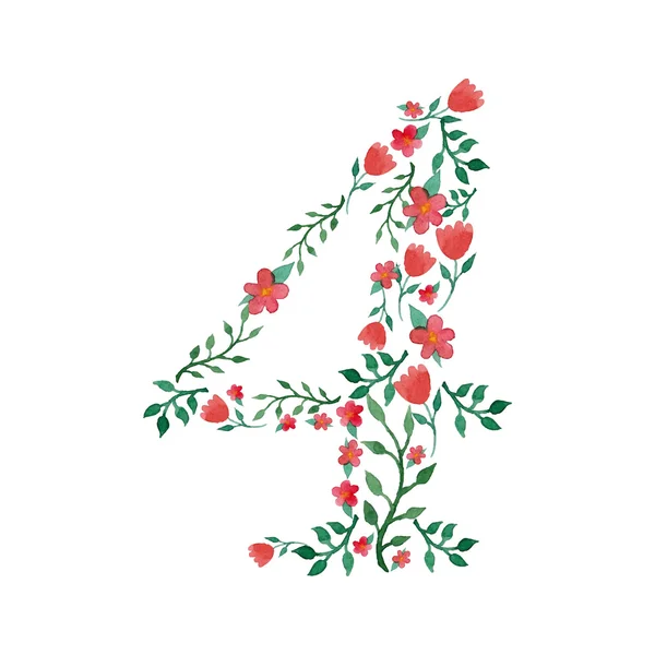 Royal floral number 9 — Stock Vector © DinaL #58489827