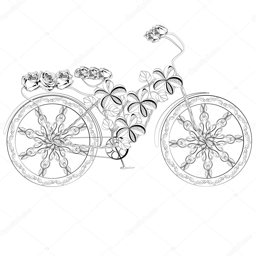 Fantasy abstract bicycle Stock Vector Image by ©eelena3157 #101143930