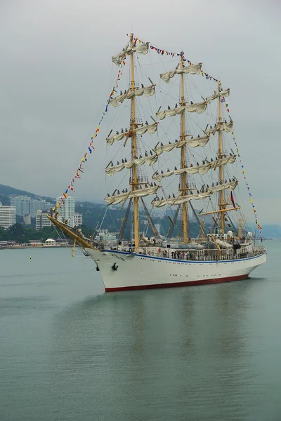 Beautiful old sailing ship — Stock Photo © komisar #58141733